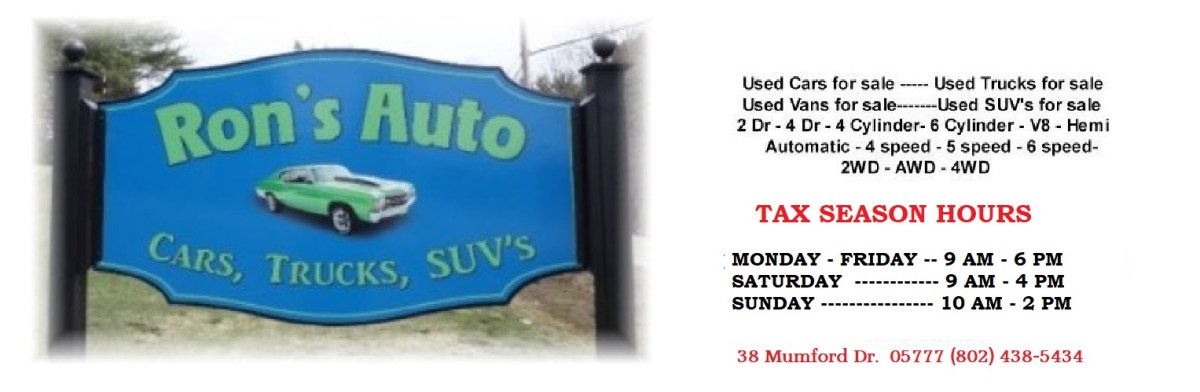 RON'S AUTO – Used Car Sales
